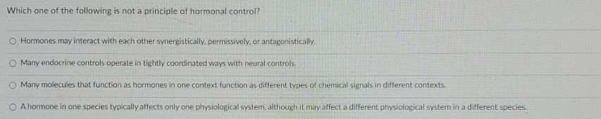Solved Which one of the following is not a principle of | Chegg.com