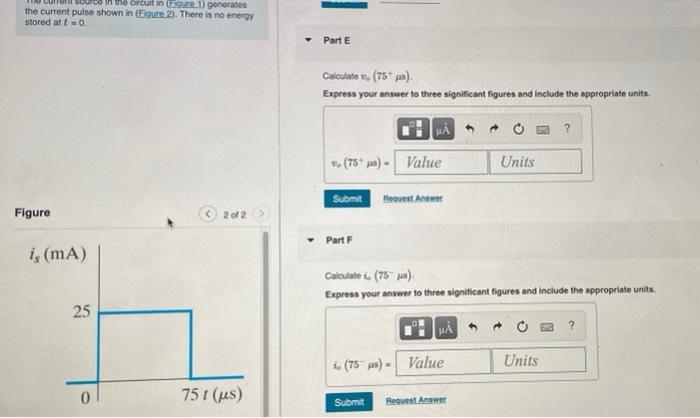 Solved The current source in the circuit in (Egure 1) | Chegg.com