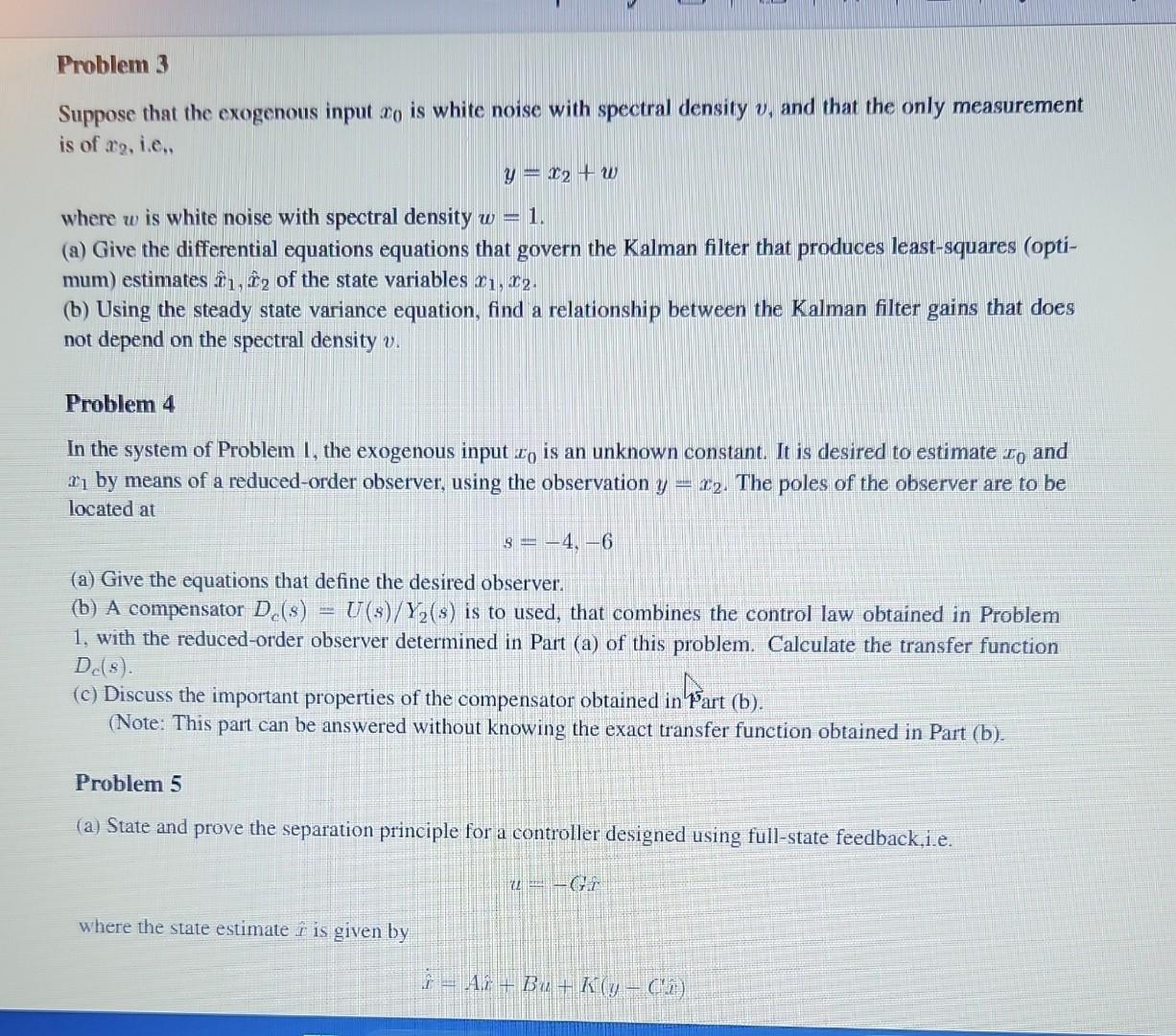 Solved A certain dynamic process is governed by the | Chegg.com