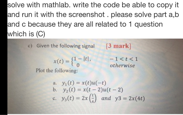 Solved solve with mathlab. write the code be able to copy it | Chegg.com