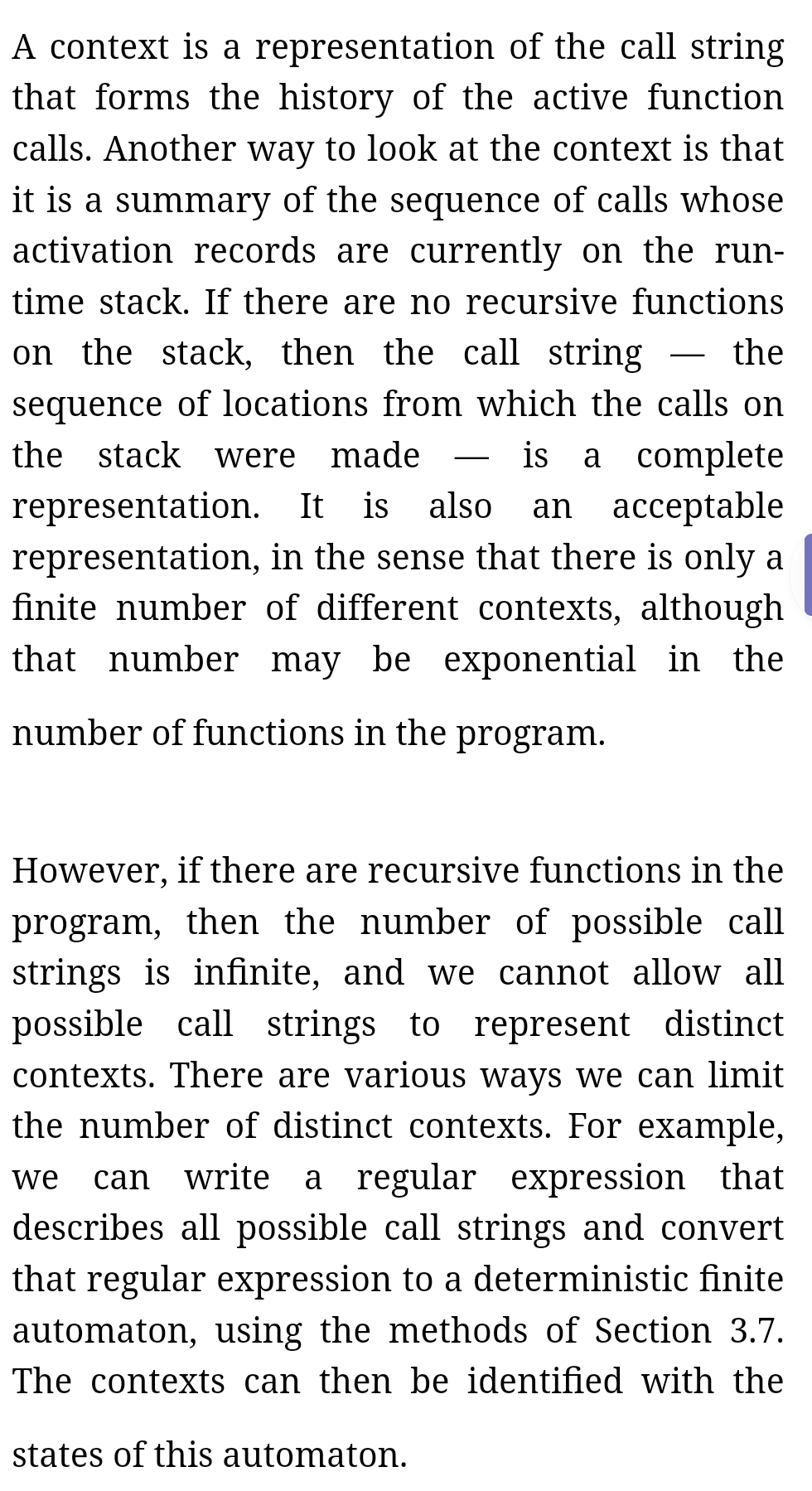 Solved This approach to context sensitivity is an excellent | Chegg.com