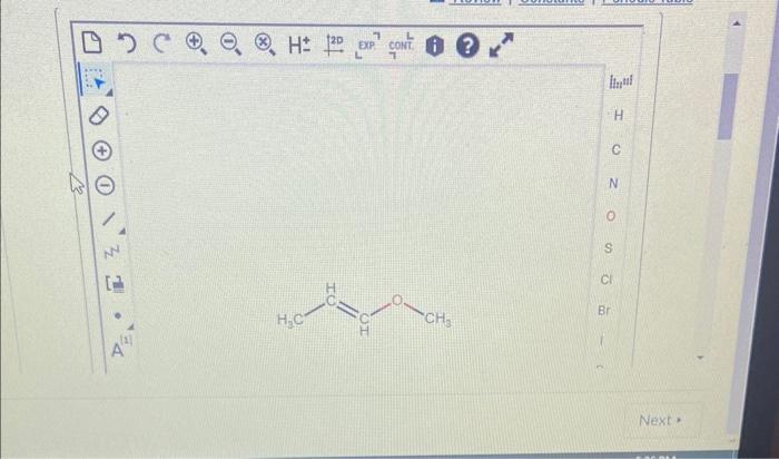 Solved CH3CH=CHOCH3+H+ Identify the appropriate atoms by | Chegg.com