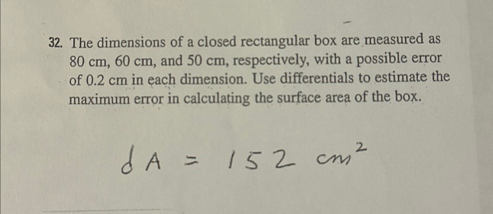 Solved The dimensions of a closed rectangular box are | Chegg.com