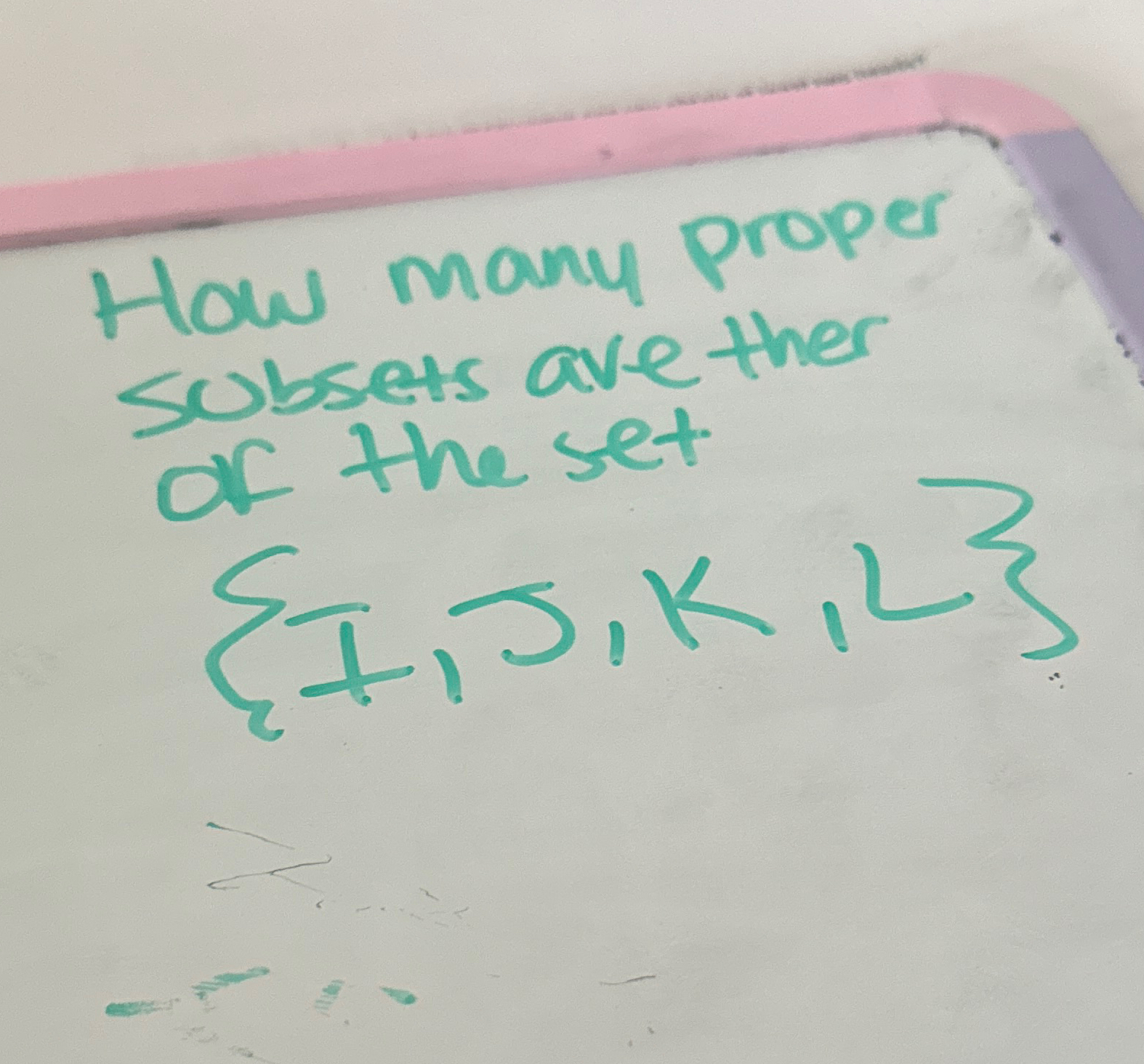 Solved How many proper subsets ave ther of the set ﻿of ﻿the | Chegg.com