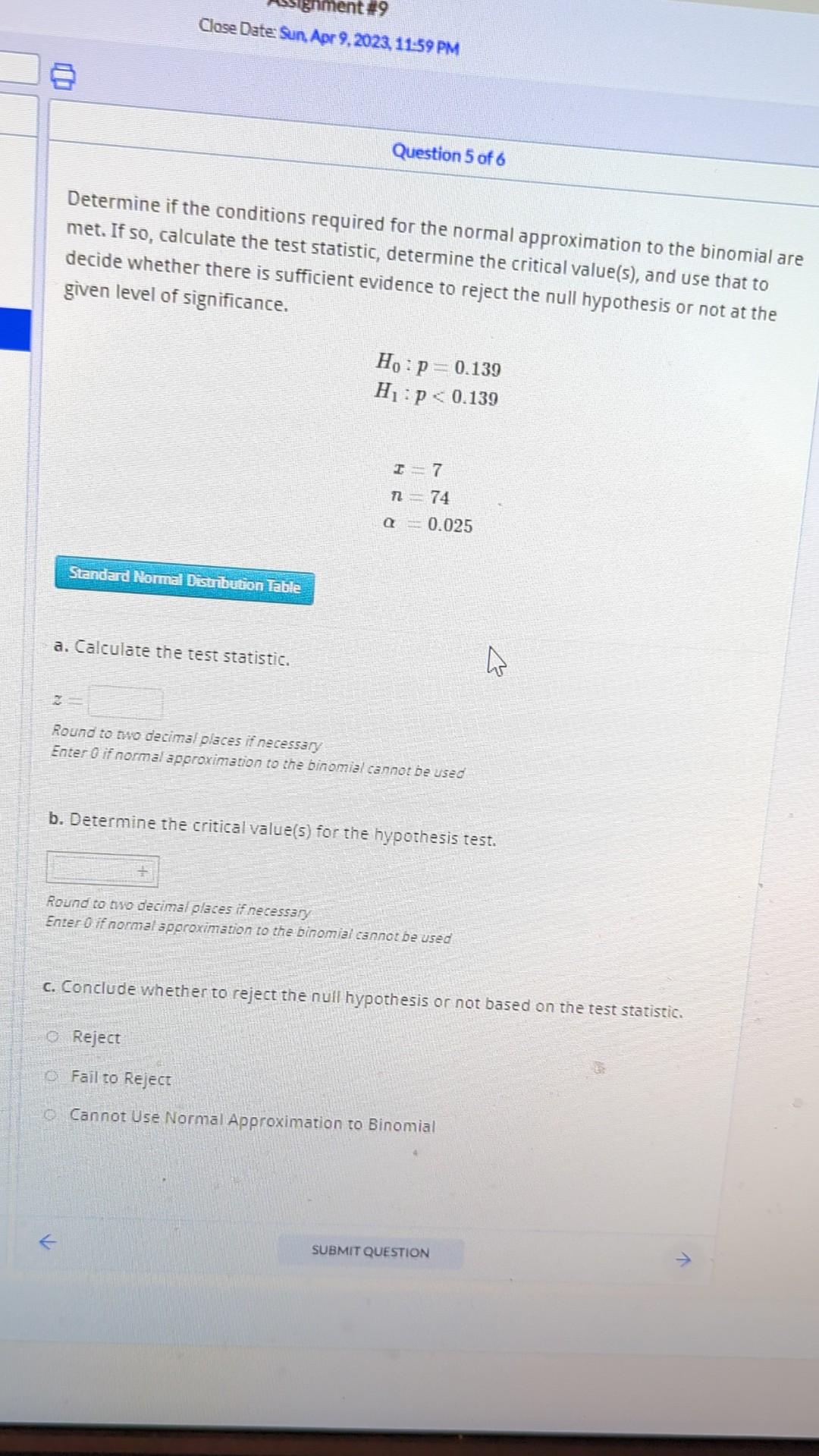 Solved Determine if the conditions required for the normal | Chegg.com