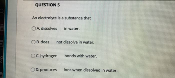 Solved QUESTION 3 dissolves like." This rule means that | Chegg.com