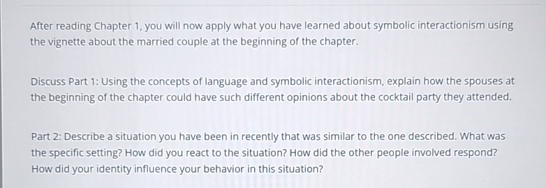Solved After reading Chapter 1, ﻿you will now apply what you | Chegg.com