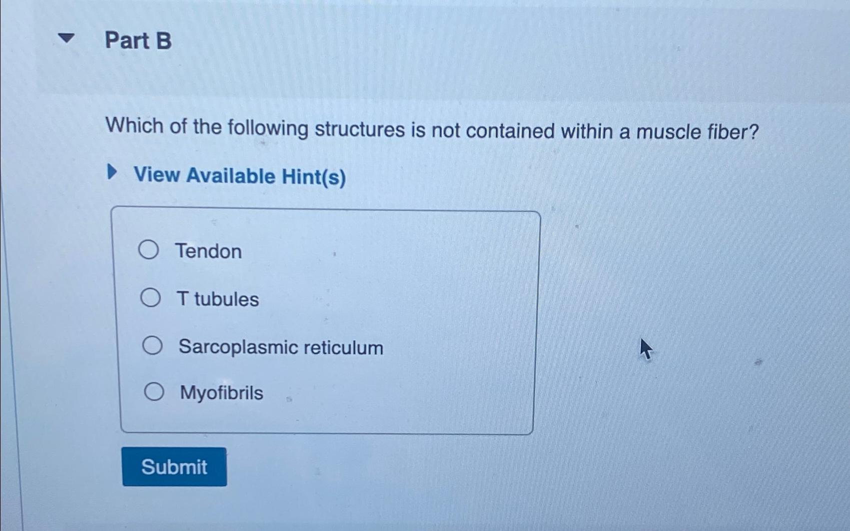 Solved Part BWhich of the following structures is not | Chegg.com