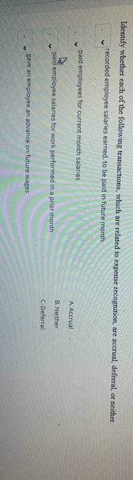 Solved Identify whether each of the following transactions, | Chegg.com