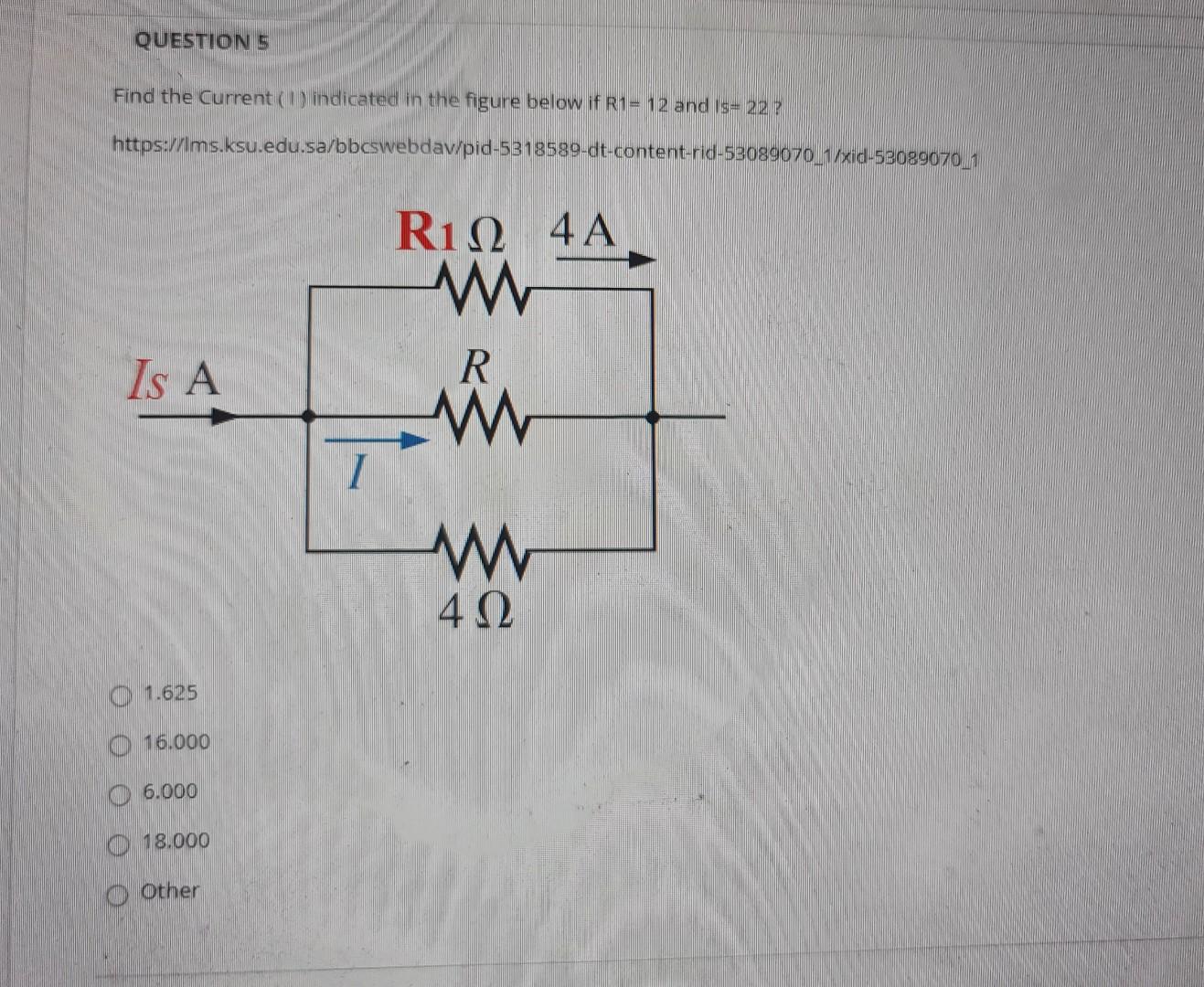 Solved Find the Current (1) through R2 for the colfiguration | Chegg.com