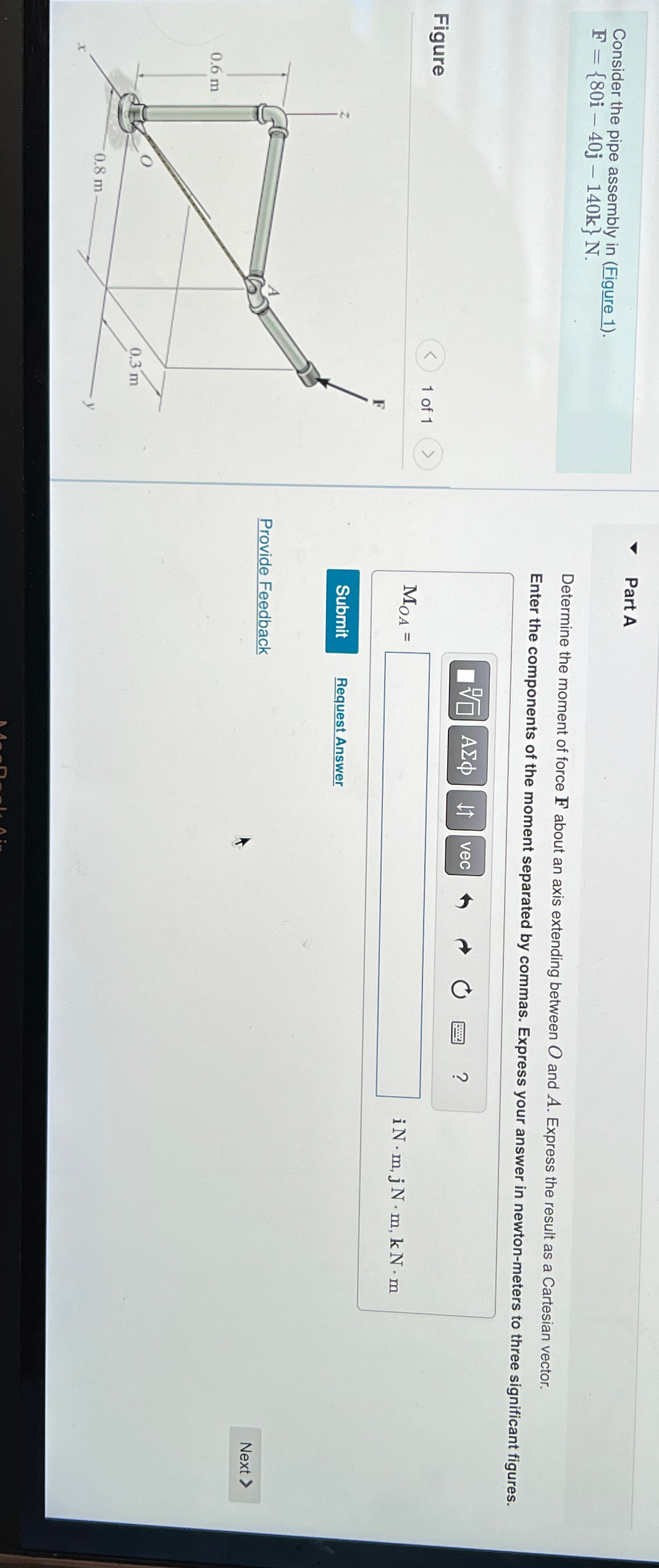 Solved Consider the pipe assembly in (Figure | Chegg.com