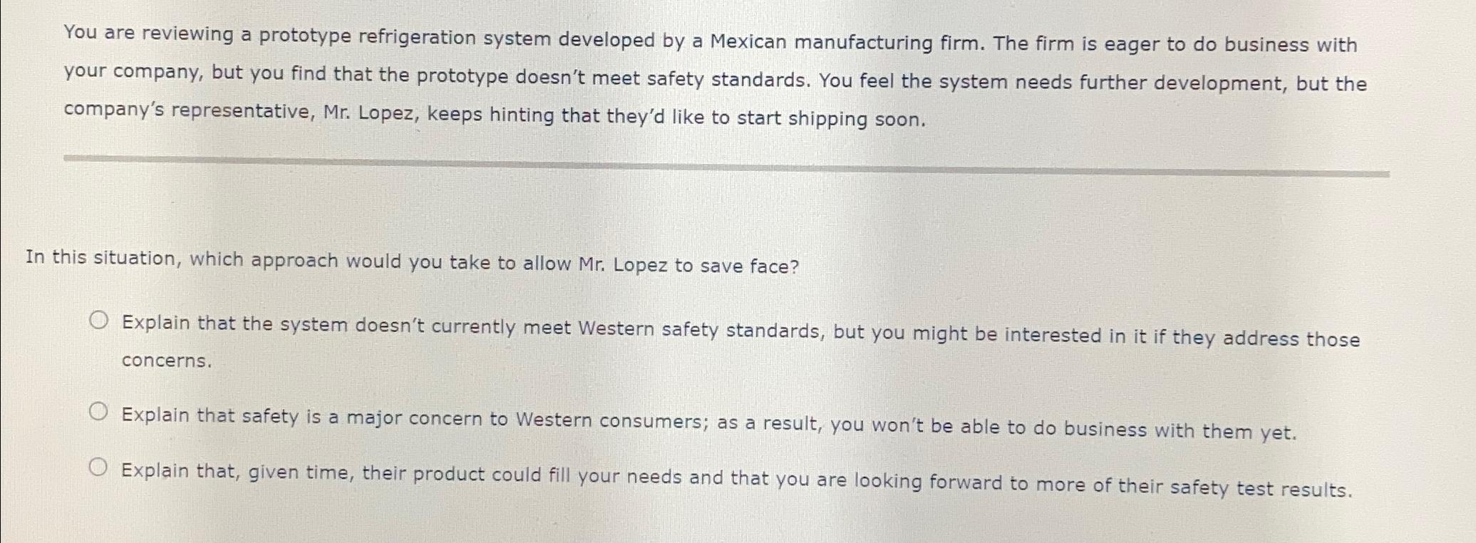 Solved You are reviewing a prototype refrigeration system | Chegg.com
