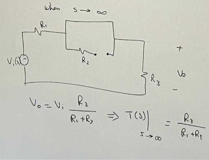 Solved Solve analytically the transfer functionof the | Chegg.com