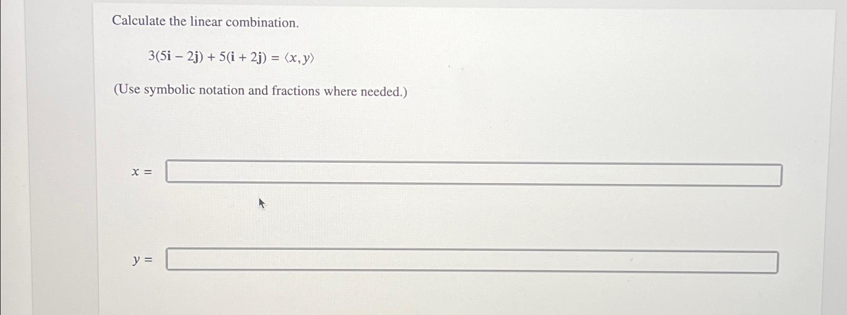 Solved Calculate the linear | Chegg.com