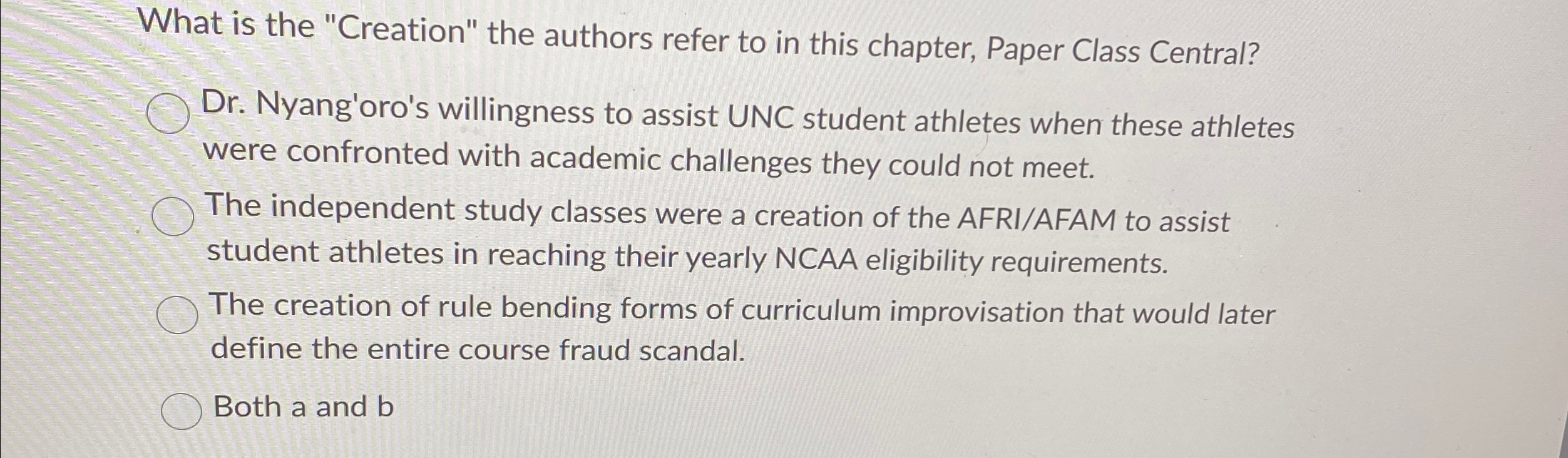 Solved What is the "Creation" the authors refer to in this | Chegg.com
