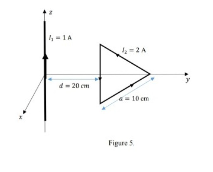 Solved An equilateral triangle conductor frame and an | Chegg.com