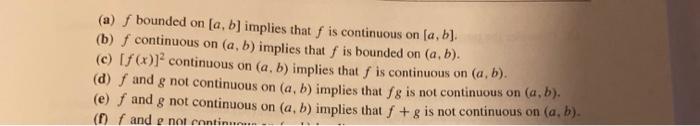 Solved prove or find a counterexample to the following | Chegg.com