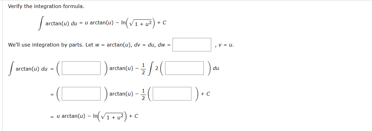 Solved Verify the integration | Chegg.com