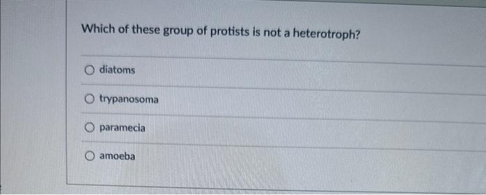 Solved All protists are unicellular even thought they may | Chegg.com