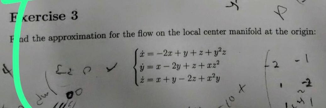 Solved Exercise 3Find the approximation for the flow on the | Chegg.com