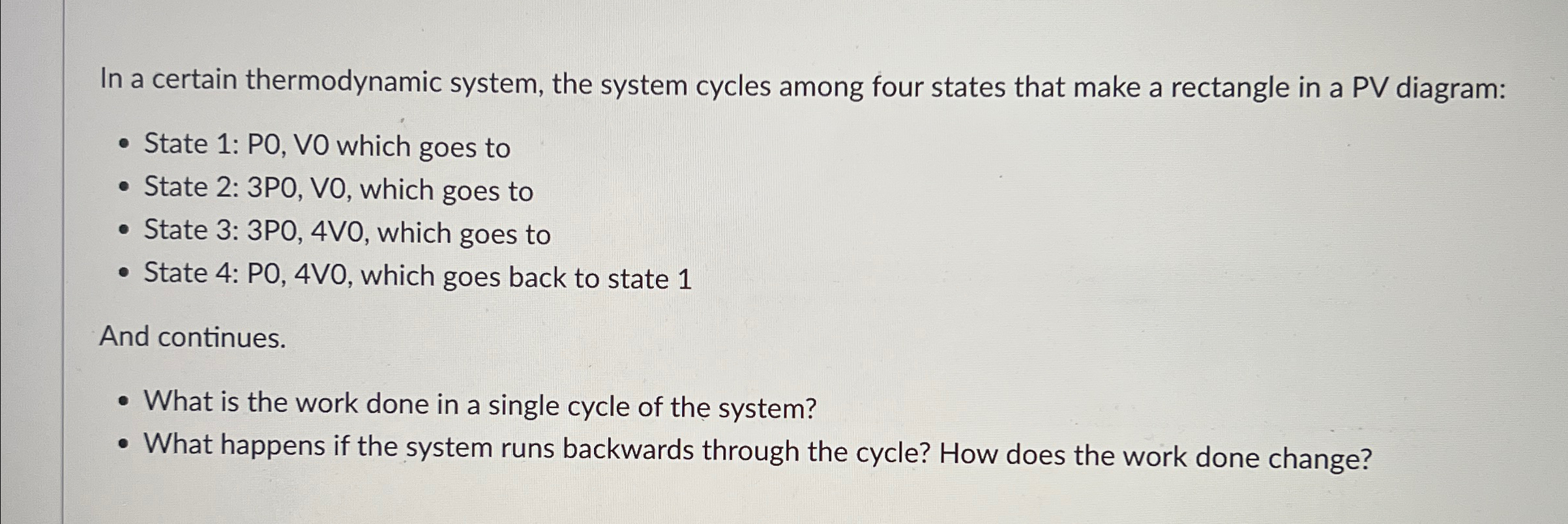 Solved In a certain thermodynamic system, the system cycles | Chegg.com