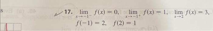 Solved 15-18 Sketch the graph of an example of a function f | Chegg.com