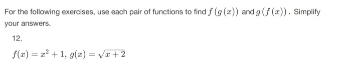 Solved For the following exercises, write the domain and | Chegg.com