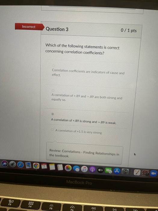 Solved Incorrect Question 3 0/1 pts Which of the following | Chegg.com Solved Incorrect Question 3 0/1 pts Which of the following | Chegg.com