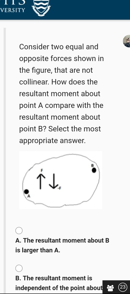 Solved A moment is a vector quantity. How do we define the | Chegg.com