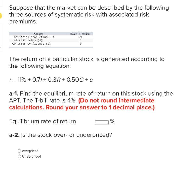 Solved Suppose that the market can be described by the | Chegg.com