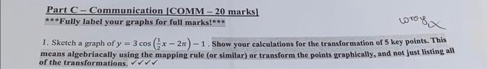 Solved Part C-Communication [COMM - 20 marks] *** Fully | Chegg.com