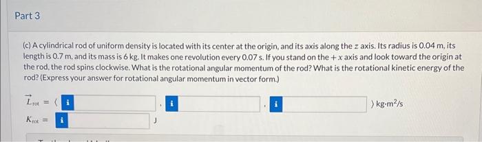 Solved Calculate the angular momentum for a rotating disk, | Chegg.com
