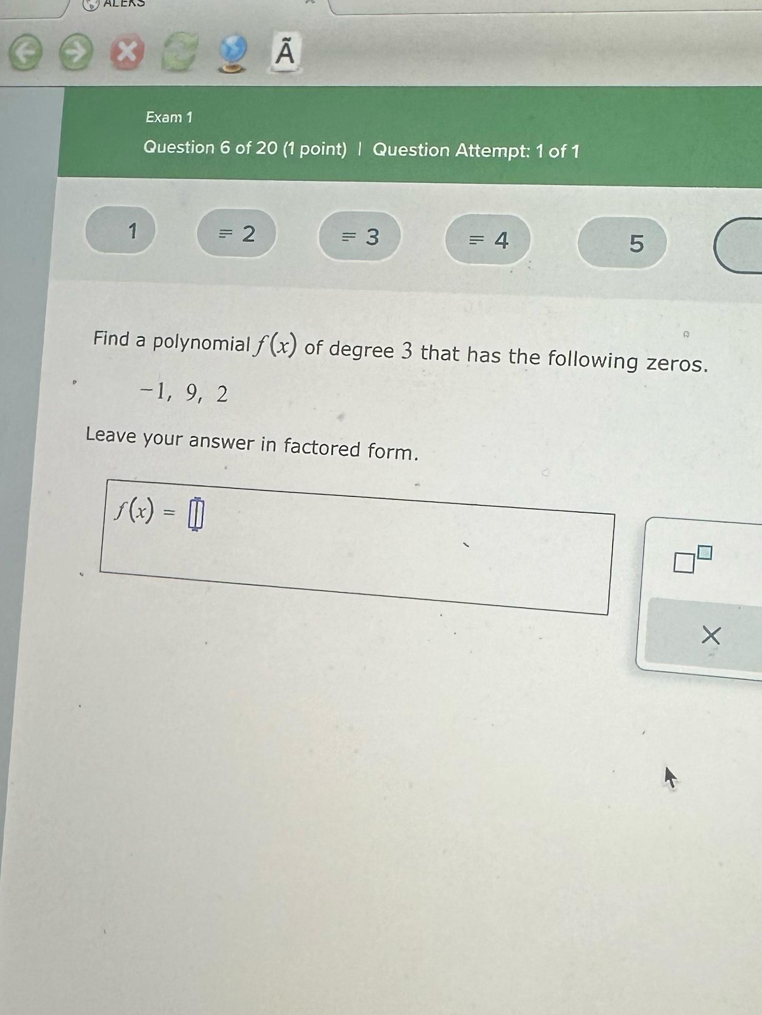 Solved Exam 1Question 6 of 20 (1 point) | Question | Chegg.com Solved Exam 1Question 6 of 20 (1 point) | Question | Chegg.com