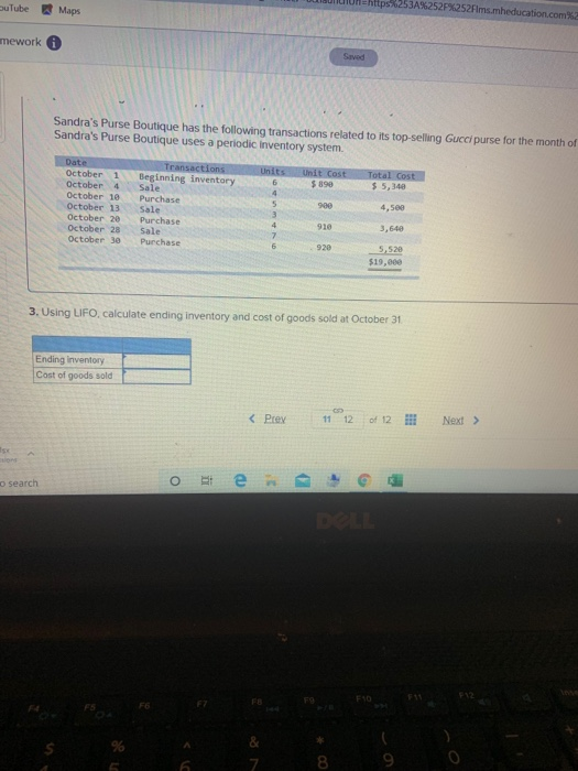 Solved ouTube Maps 252F%252Flms.meducation.com%2 mework | Chegg.com