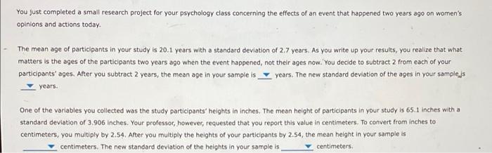 You just completed a small research project for your | Chegg.com