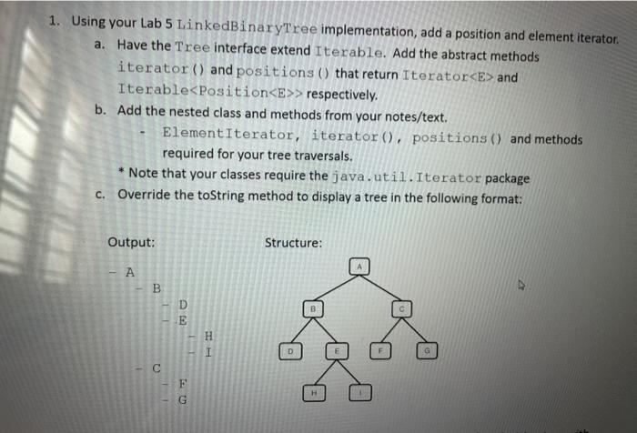 Yes, it's a java question. public interface Tree | Chegg.com
