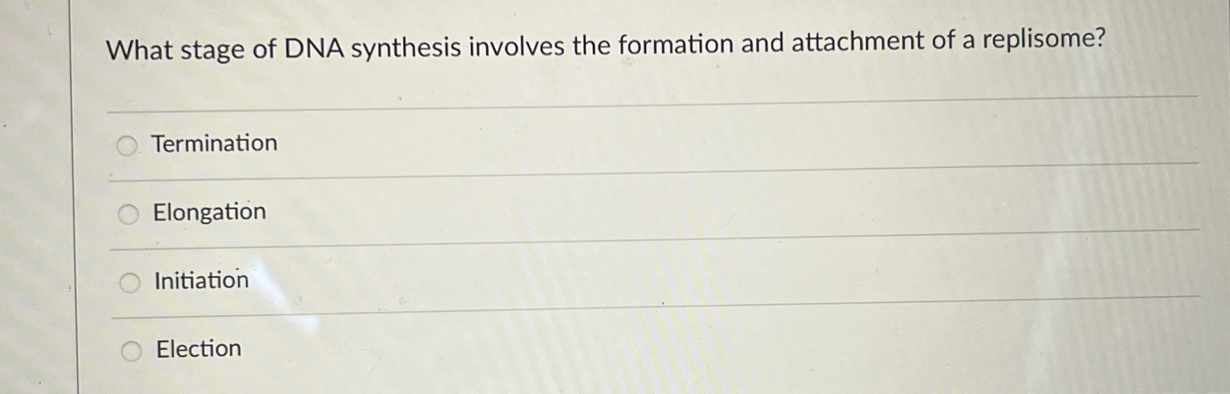 Solved What stage of DNA synthesis involves the formation | Chegg.com