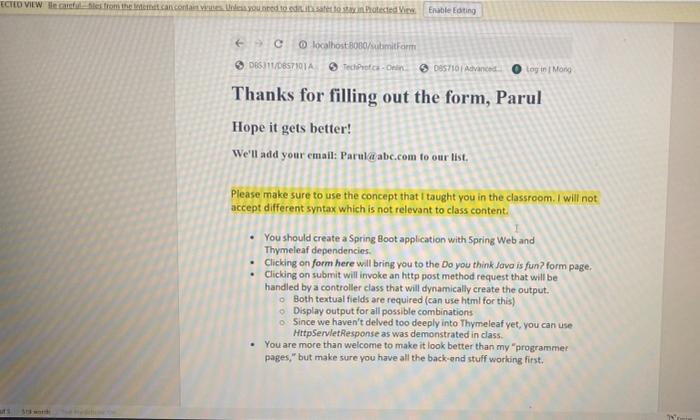 Solved In this assignment you will create a simple web | Chegg.com