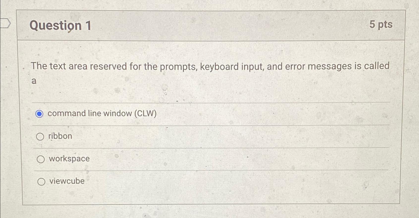 Solved Question 15 ﻿ptsThe text area reserved for the | Chegg.com