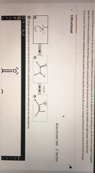 Solved A proton transfer reaction can occur when an aldehyde | Chegg.com