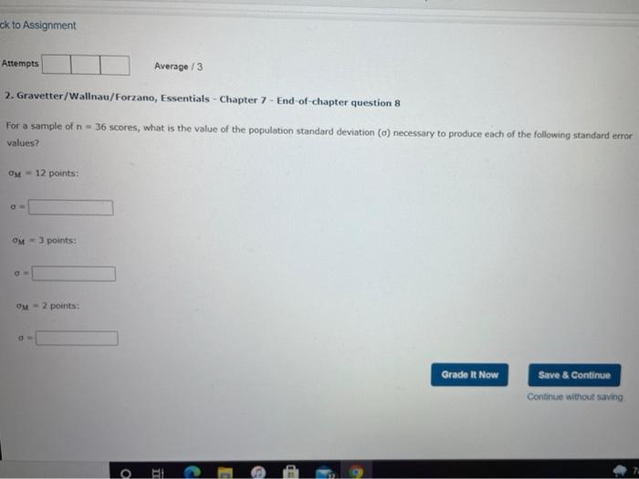 Solved ck to Assignment Attempts Average/3 2. | Chegg.com