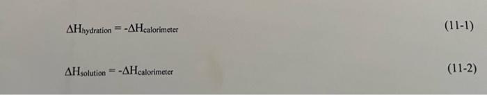 Solved Enthalpy of Solution of Potassium Chloride Mass of | Chegg.com