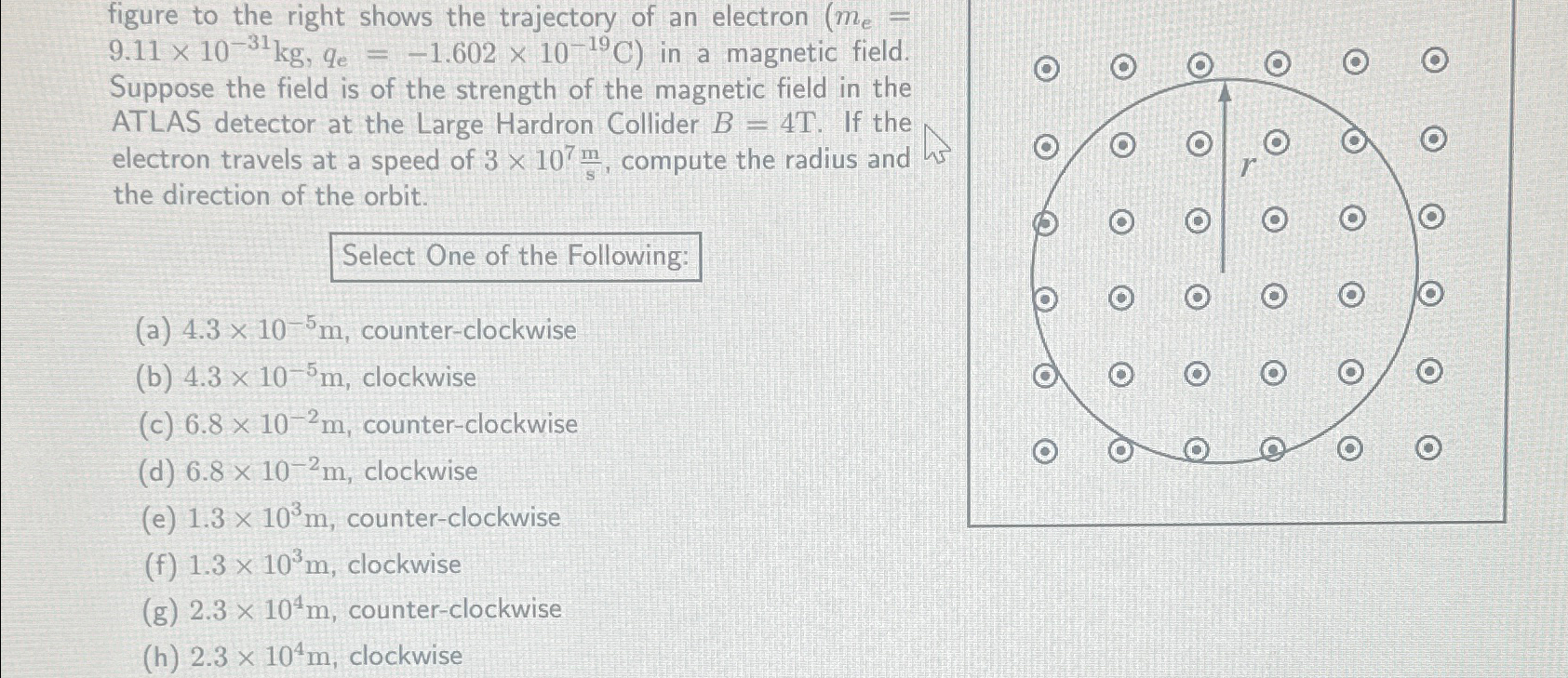 Solved figure to the right shows the trajectory of an | Chegg.com