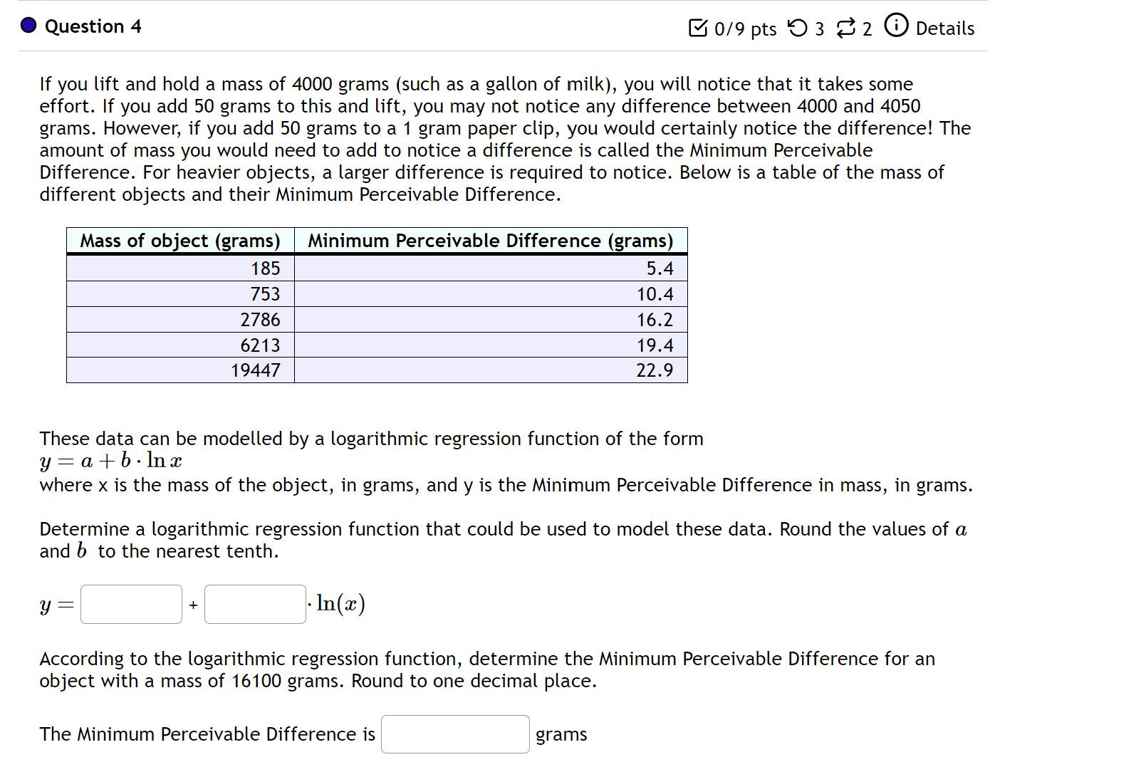 Solved If you lift and hold a mass of 4000 ﻿grams (such as a | Chegg.com