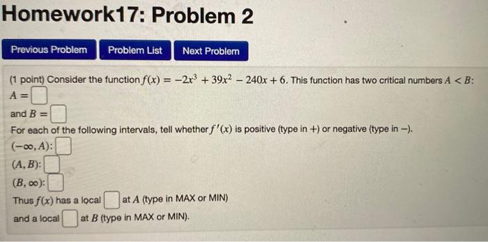 Solved Homework17: Problem 2 Previous Problem Problem List | Chegg.com