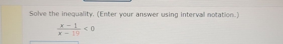 Solved Solve the inequality. (Enter your answer using | Chegg.com