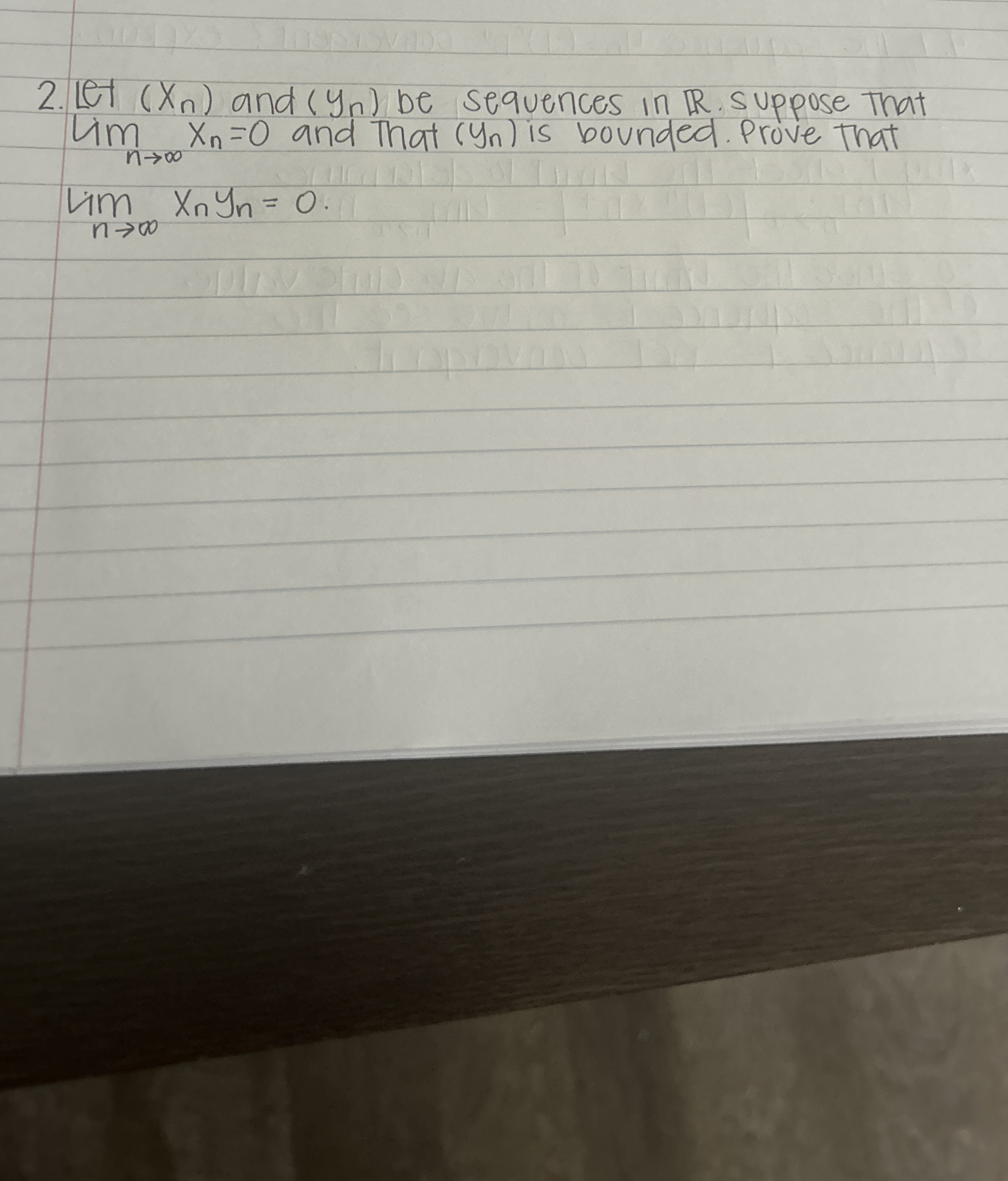 Solved Lt (xn) ﻿and (yn) ﻿be sequerces in R. ﻿suppose | Chegg.com