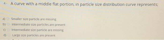 Solved 4. A curve with a middle flat portion, in particle | Chegg.com