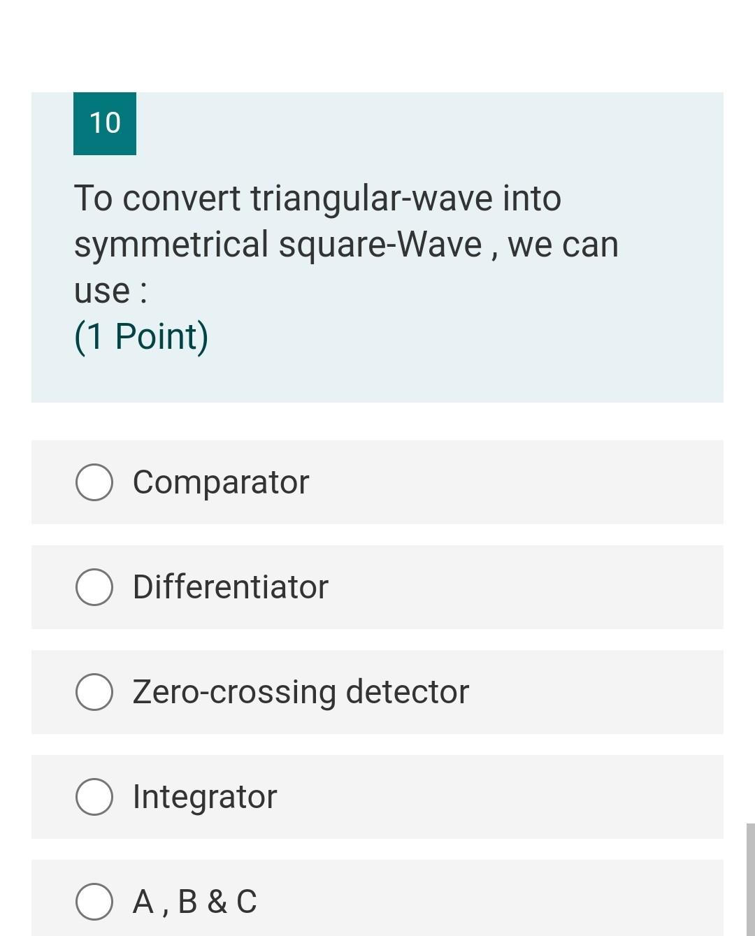 Solved 10 To convert triangular-wave into symmetrical | Chegg.com