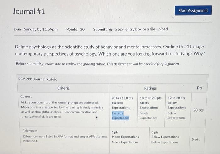 Solved Define psychology as the scientific study of behavior | Chegg.com